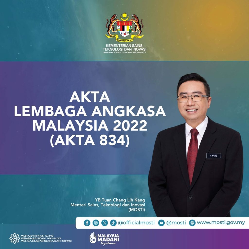 Akta Lembaga Angkasa Malaysia 2022 [Akta 834] - Portal Rasmi ...